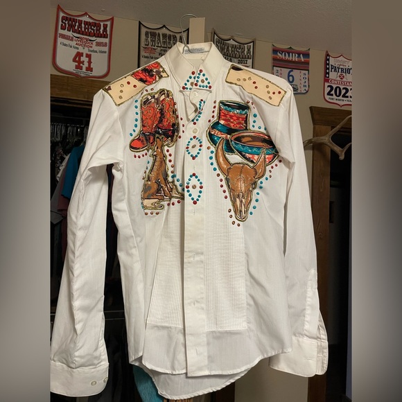 chaplin | Tops | Size Small Chaplin Vintage Western Shirt | Poshmark